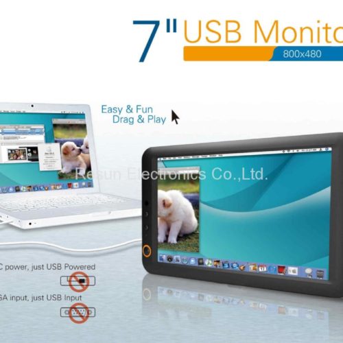 10.4 inch Foldable TFT LCD VGA Touch Screen Monitor - Industrial Panel PC