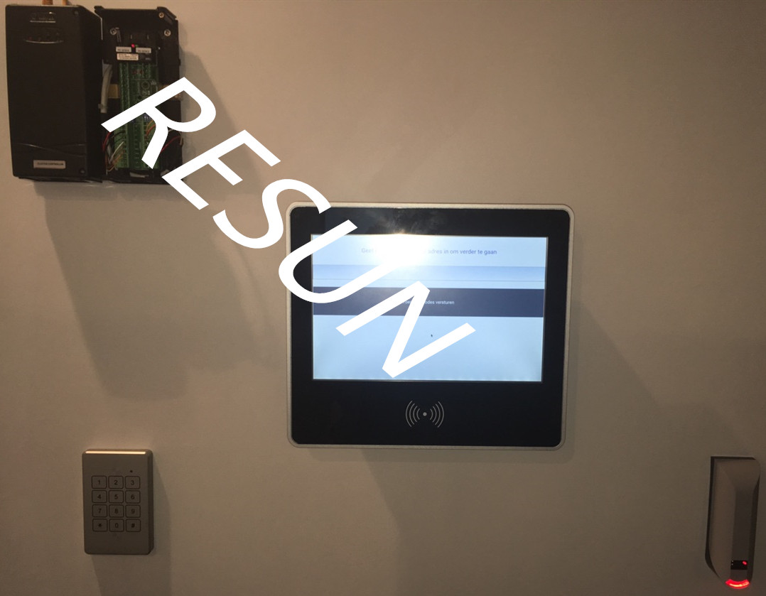 12.1" Touch Screen RFID Access Control Terminal - Industrial Panel PC