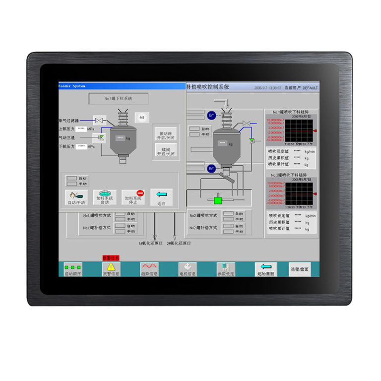 15 inch True Flat Industrial Touch Screen Panel PCs - Industrial Panel PC
